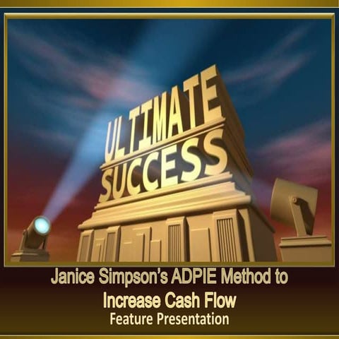 Janice simpson cash flow feature presentation | PPTX