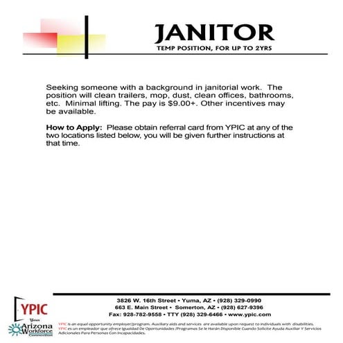 Janitor | PDF