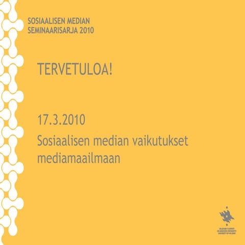 Janne Matikainen - Sosiaalinen? Media? | PDF