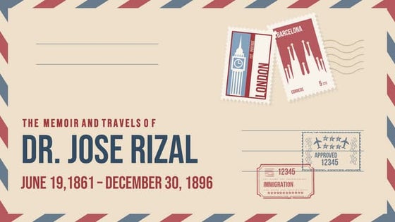 Chronology of Events in Rizal's Life | PDF