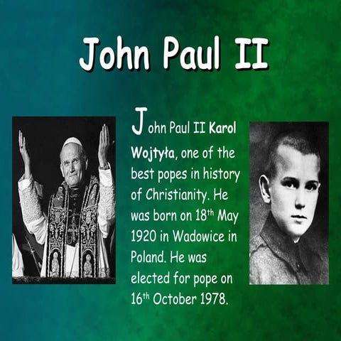 John Paul II | PPT