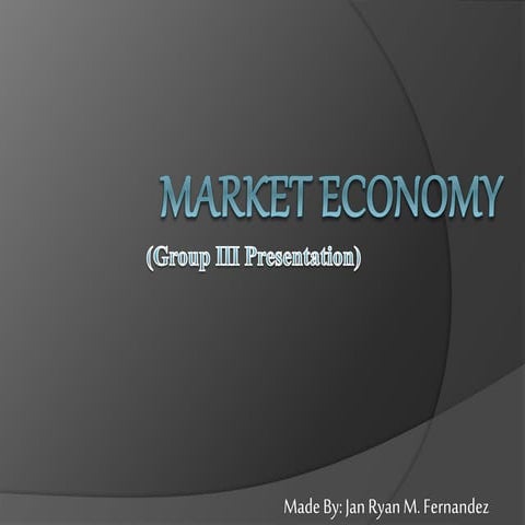 Market Economy | PPT