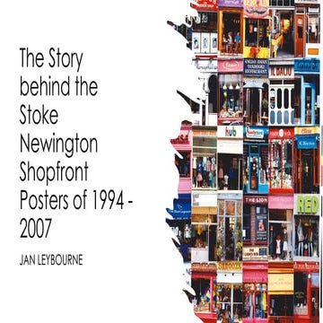 The story behind the Stoke Newington shopfront posters of 1994-2007 by ...