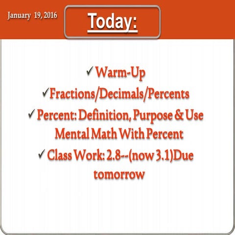 January 19, 2016 | PPT