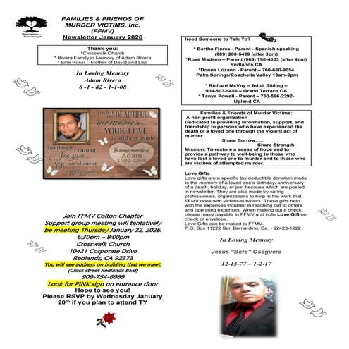 Families and Friends of Murder Victims.. | PDF