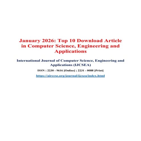 January 2026 Top 10 Download Article in Computer Science, Engineering ...
