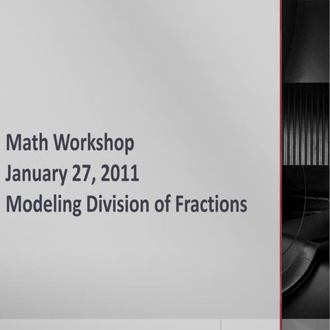 Division of fractions 2 | PPTX