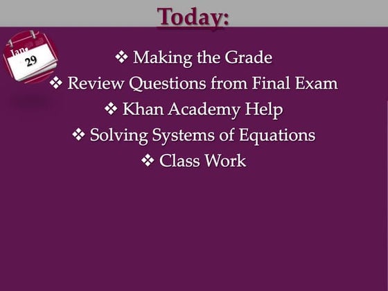 5As Method of Lesson Plan on Ssolving systems of linear equations in two variables by ...