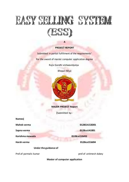 Mini Project Format | PDF