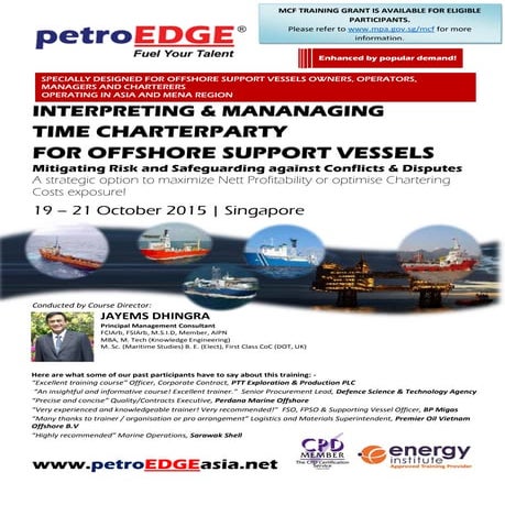 Interpreting & Managing Charterparty For Supply Vessels | PDF