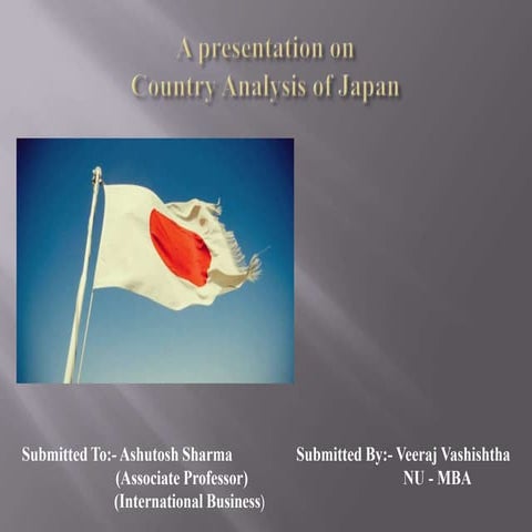 Japan country Analysis | PPTX