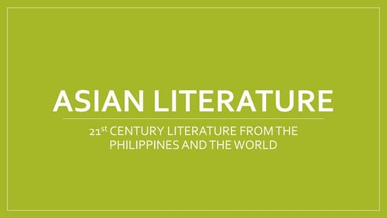 Japanese Literature | PPTX