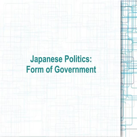 Japan -form of government | PPT