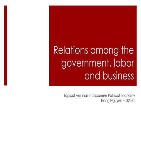 The East Asian model of economic development | PPTX