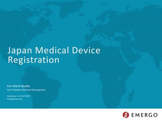 Medical Device Regulatory Affairs. | PPT