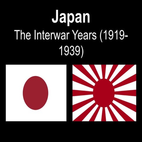 Japan (1919-1939) | PPTX