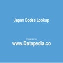 Japan Zip Codes Lookup from Datapedia