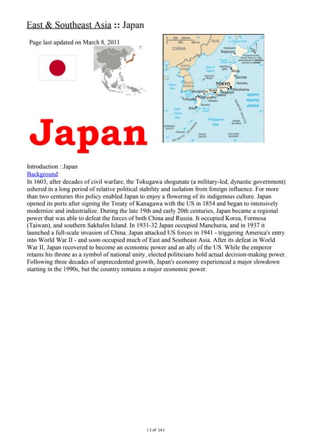 Japan’S Geography