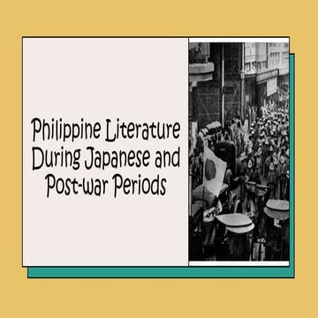literature during the Japanese and Post-war period.pptx