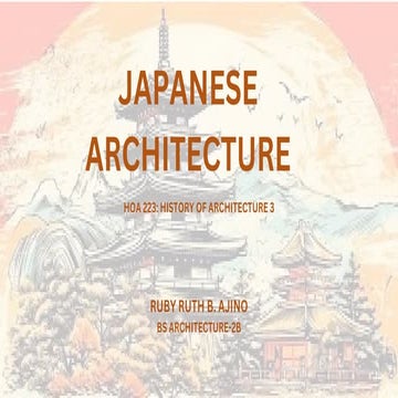 JAPANESE ARCHITECTURE FOR HISTORY 223pdf | PDF