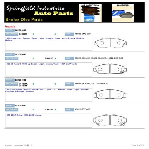 Japanese brakes | PDF