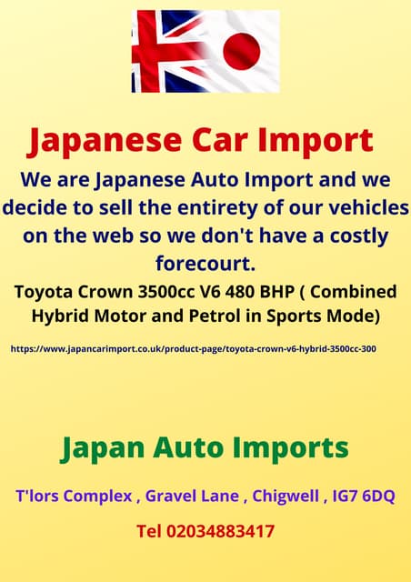 Japanese import cars | PDF
