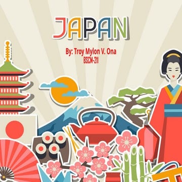 Japanese Culture and tradition (How they live) | PPTX
