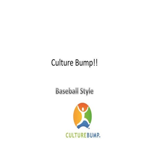 Culture Bump App for Global University Classroom Differences | PPTX