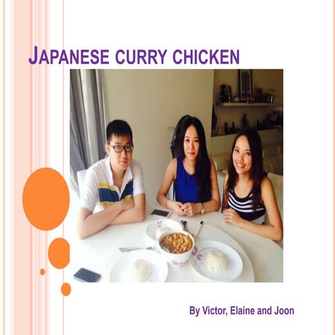 Japanese curry chicken presentation | PPTX
