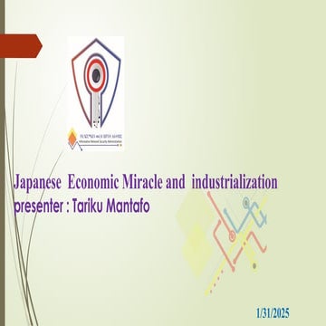Japanese Economic Miracle and industrialization.pptx