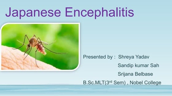 Clinical Features of Japanese Encephalitis.pptx