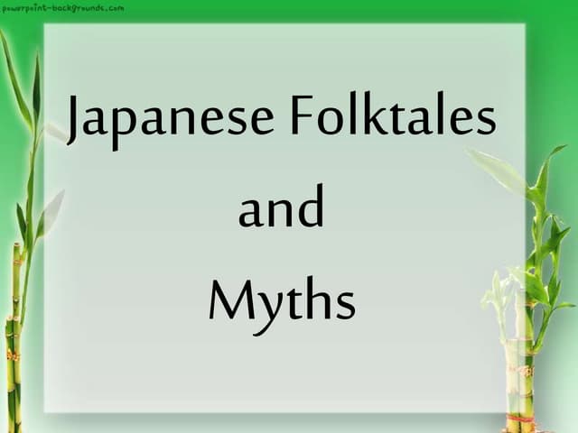 Features and functions of folktales | PPTX