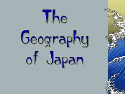 Japan’S Geography | PPT