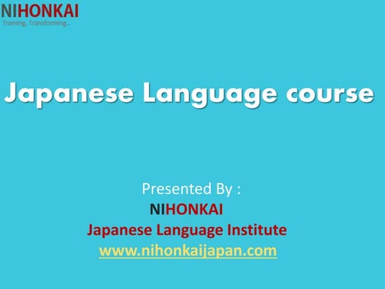 Priavate Japanese Lesson | PDF
