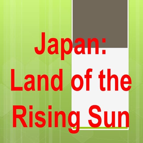 Japanese Literature details with photographs | PPT