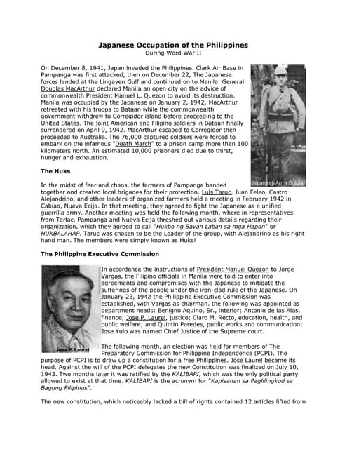 Science and Technology in the Philippines During Japanese Regime | PPTX ...
