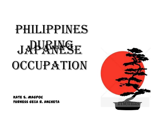 Japanese period in the philippines | PPTX