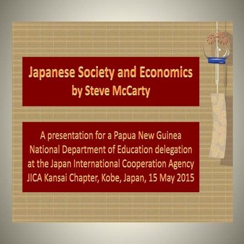 Japanese Society and Economics | PPT