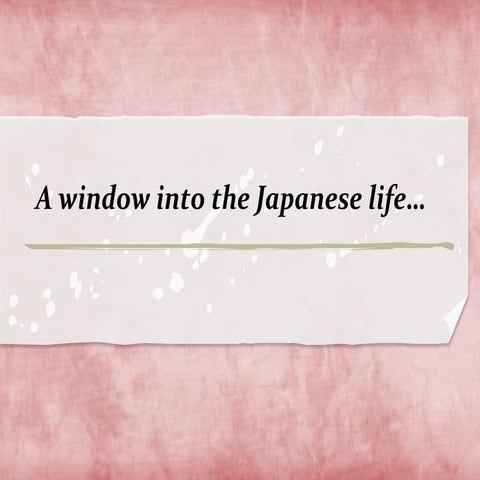 Japanese things | PPT