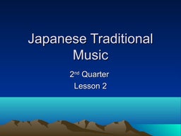 Japan music | PPT