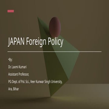 JAPAN Foreign Policy ppt slides by Dr. Laxmi.pptx