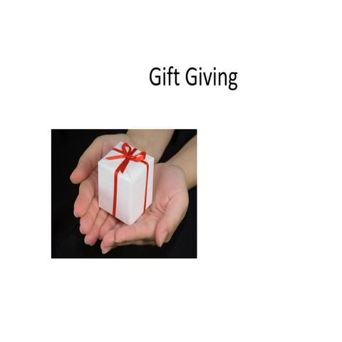 Gift Giving | PPT