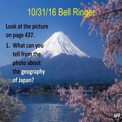 Japan's Geography | PPT