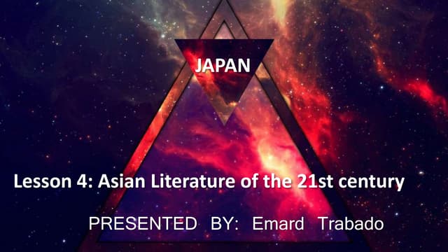 Japanese Literature | PPTX