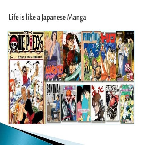 Life is like a Japanese Manga | PPTX
