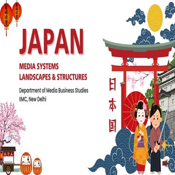 Japan Media Systems Landscapes & Structures | PDF