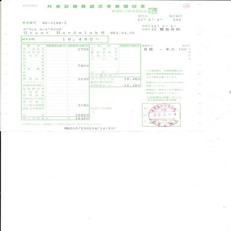 Japan medical invoices | PDF