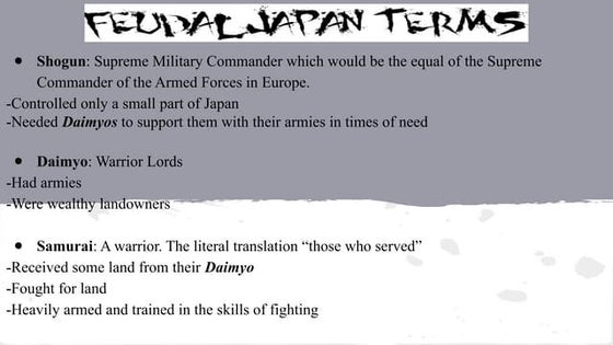 Japan Feudal System Ppt Free Templates About Japan For Google Slides