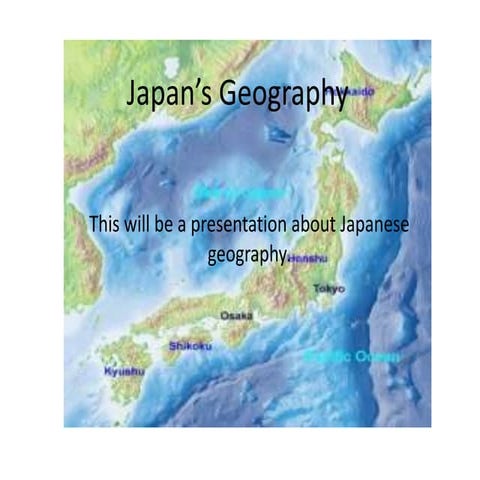 Japan’S Geography | PPT
