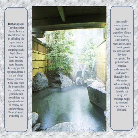 Japan's hot spring | PPT